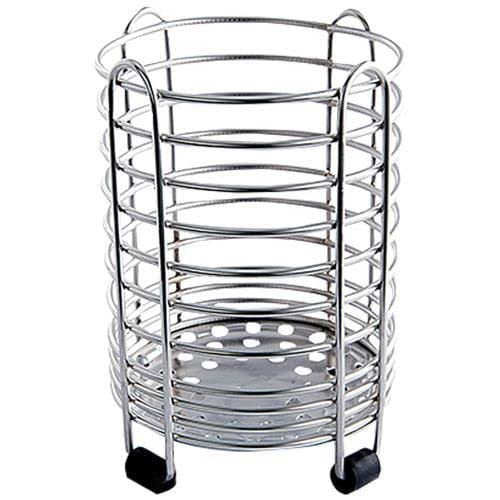 SWASTIK STEELS Spoon Holder Stainless Steel Cutlery Holder Medium Size ...