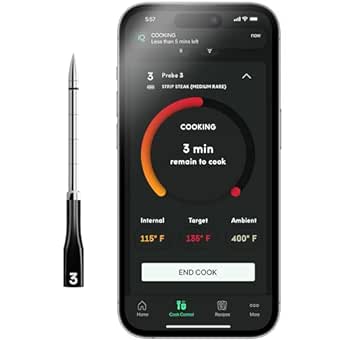 CHEF iQ Smart Dual-Probe Thermometer Add-on with Bluetooth/WiFi