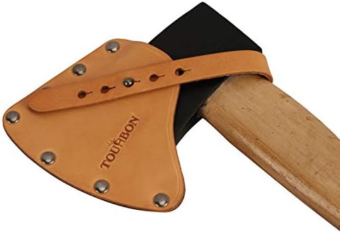 luluxing Leather Axe Head Sheath Durable Leather Axe Sheath Lumberjack ...