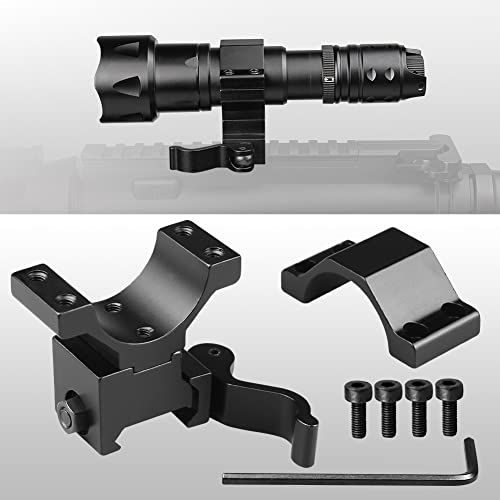 KEENZO 2 Pcs Scope Rings, High Profile 1 Inch 25.4mm / 30mm Rifle Scope ...