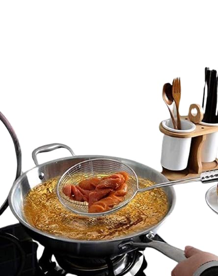 Jemei Stainless Steel Puri Strainer | Poori Jhara | Deep Fry Jara Mesh ...