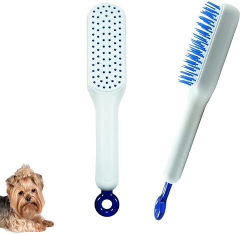 Amazon.com: DEEUCHIS Scalable Grooming Brush for Small Dogs, Soft Puppy ...