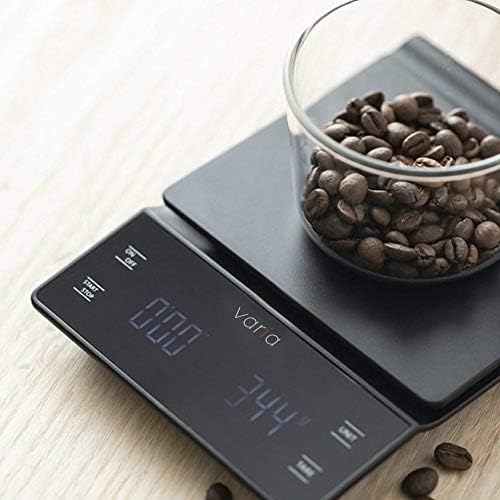 Varia Digital LED Scale with Timer, Black, Regular (Scale BK) : Amazon ...