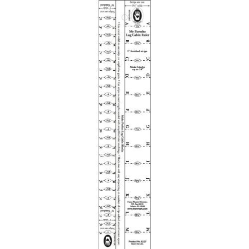 Marti Michell Log Cabin Ruler, 1/2-Inch and 1-Inch by Marti Michell ...