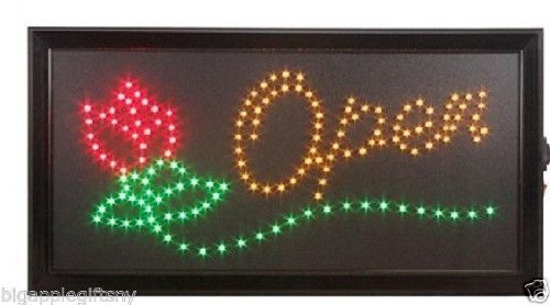 Buy LED Neon Light Open Sign with Animation On/Off and Power On/Off Two ...