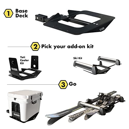 Snapklik.com : Townie Ski + Snowboard Rack - Hitch Mount Ski Rack Or ...