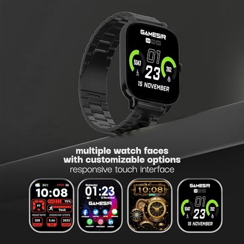 GameSir H18 Pro Smartwatch with Long Battery Life, 2.01 inch High ...