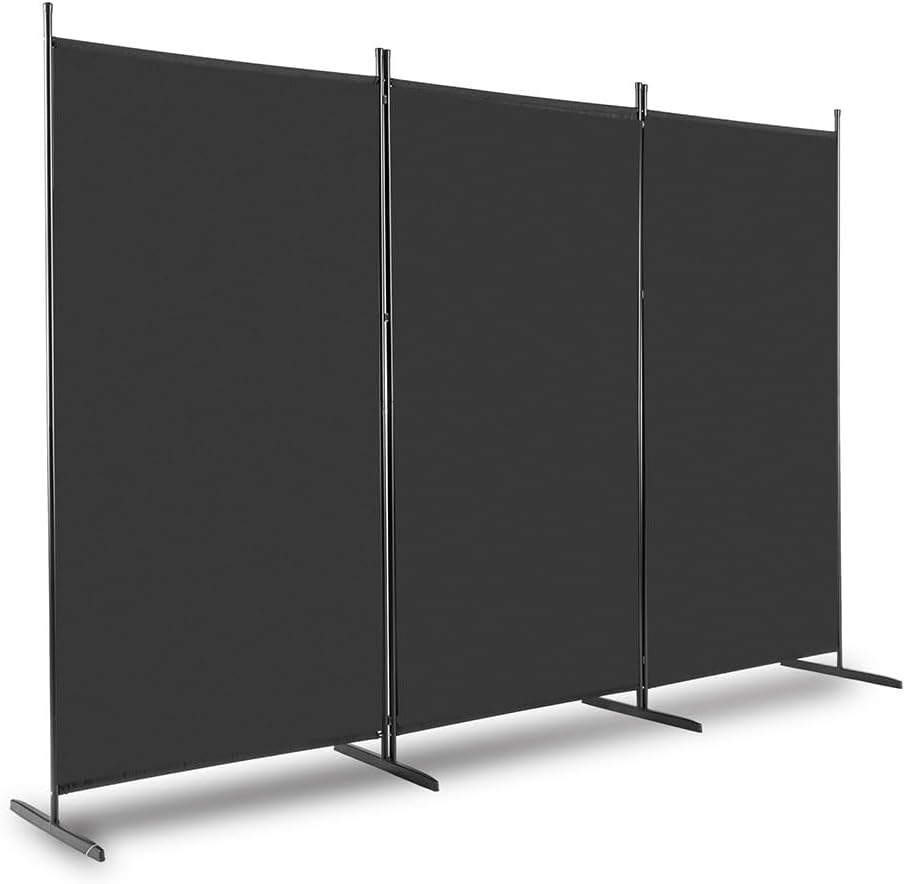 Amazon.com: HOYOC 6FT Divider Privacy Screen, 3 Panel Outdoor/Indoor ...