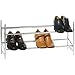 Premier Housewares 2-Tier Extendable Shoe Rack Small Shoe Storage ...