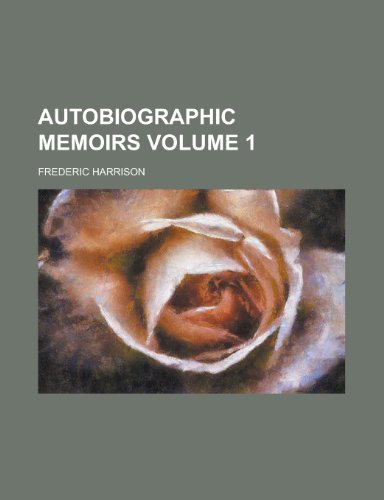 『Autobiographic Memoirs』｜感想・レビュー - 読書メーター