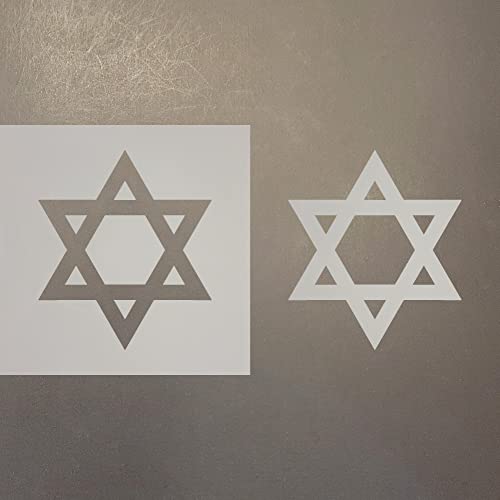 Amazon.com: Star Of David Reusable Mylar Stencil - Art Craft Supplies ...