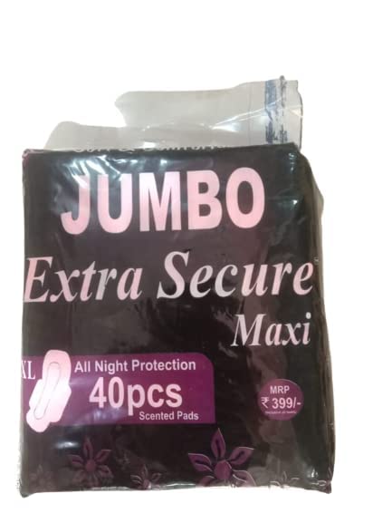 Buy Women Jumbo Secure Maxi Ultra Soft Sanitary Pads XXL (40 Counts ...