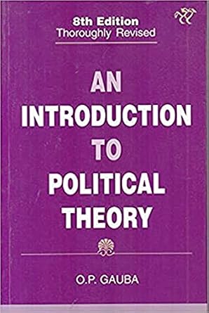 Buy An Introduction to Political Theory Book Online at Low Prices in ...