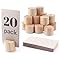 Amazon.com: 20 Pack Mini Wood Table Number Holders - Place Card Holders ...