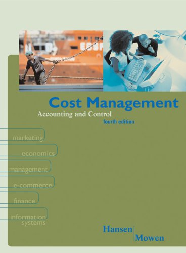 Amazon.com: Cost Management: Accounting & Control: 9780324069730 ...