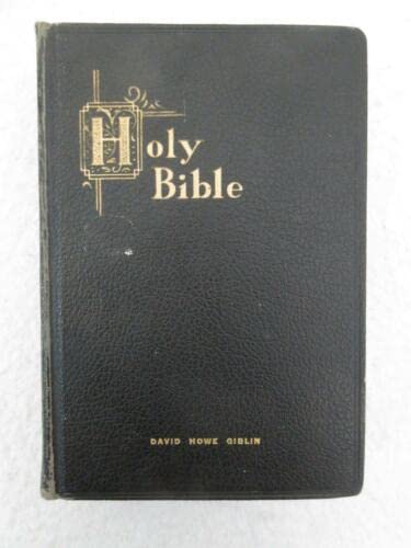 Rare NEW CATHOLIC EDITION OF THE HOLY BIBLE Confraternity-Douay Version ...