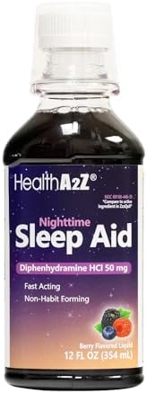 Amazon.com: ZzzQuil, Sleep Aid, Nighttime Sleep Aid Liquid, 50 mg ...
