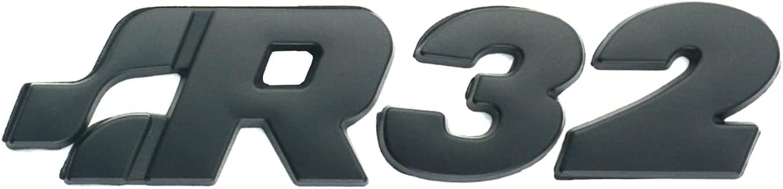 Amazon.com: 1x Metal R32 Emblem Rear Trunk Badge Logo Nameplate Car's ...
