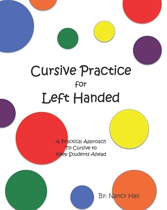 Cursive Alphabet Practice for Left Handed (A Practical Approach to ...