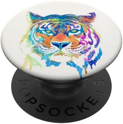 Amazon.com: Watercolor Colorful Cat Print Pop Kitty Socket Mount Print ...