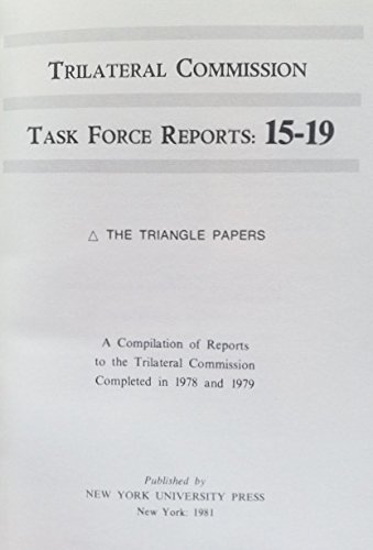 Trilateral Commission Report: Trilateral Commission: 9780814781678 ...