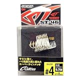・ブランド:Owner・製造元:オーナー(OWNER)・モデル:11539・製造元/メーカー部品番号:11539・主な対応魚種:シーバス トラウト バス SW・号数:4号・カラー:ガンブラックコート