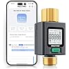 Amazon.com : RESTMO Smart Water Flow Meter with Screen Backlight, Brass ...