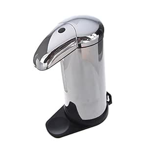 SODIAL(R) Base Wall Mounted Stainless Steel Automatic Infrared Smart ...