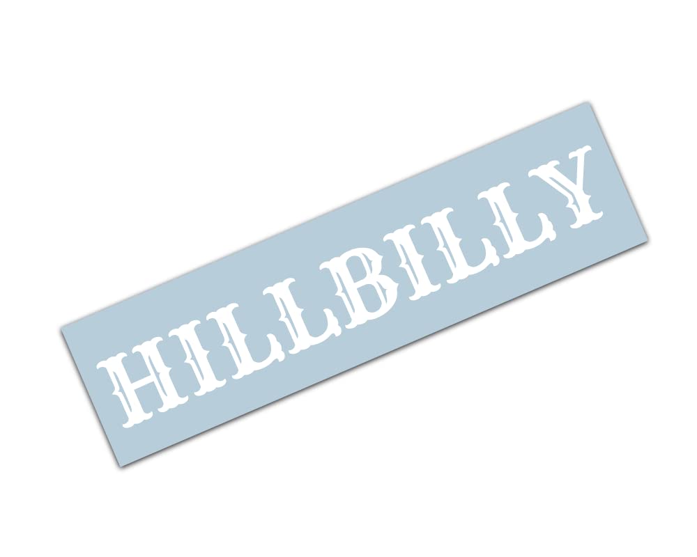 Amazon.com: Hillbilly Windshield Window Banner Decal Sticker 36" x 5 ...