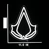 Amazon.com : Assassins Symbol Neon Sign, Assassin Insignia Signs For ...