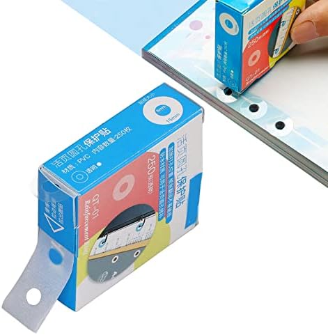250pcs Loose-Leaf Paper Hole Reinforcement Ring Labels Sticker ...