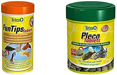 Tetra FunTips Tablets, Food Tablets to Stick on Aquarium Fish Tank ...