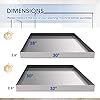 Amazon.com: Washing Machine Drain Pan-28" x 30" x 2.5" Heavy Duty 304 ...