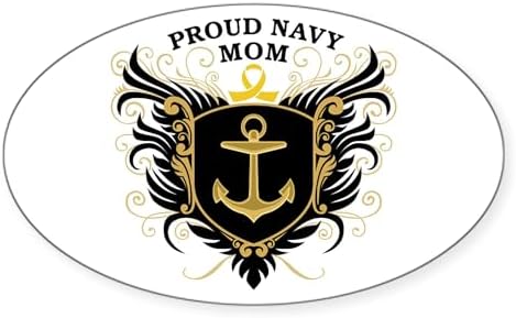Amazon.com: ION Graphics Navy Decal - Proud Navy MOM Vinyl Sticker ...