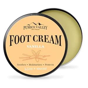 Amazon.com : Pumice Valley Foot Balm Cream for Dry Cracked Heels and ...