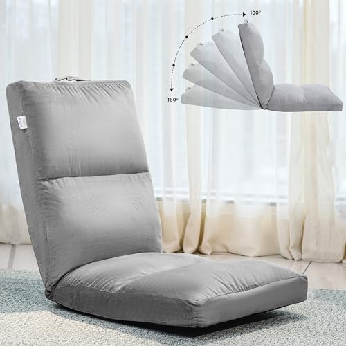 MY ARMOR Reclining Floor Chair for Living Room|Meditation Chair ...