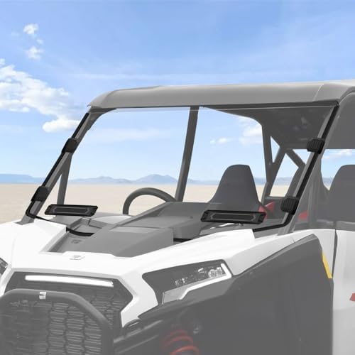 Amazon.com: LitMiRaCle Front Full Windshield for Polaris RZR XP 1000 ...