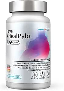 Pylopass contro l'Helicobacter pylori Lactobacillus Probiotic HealPylo ...