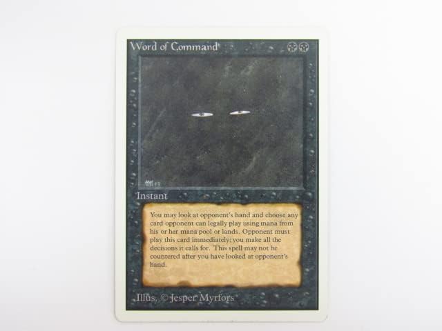 Amazon.co.jp: MtG HP 《Word of Command》[2ED] 中古 N6492 : おもちゃ