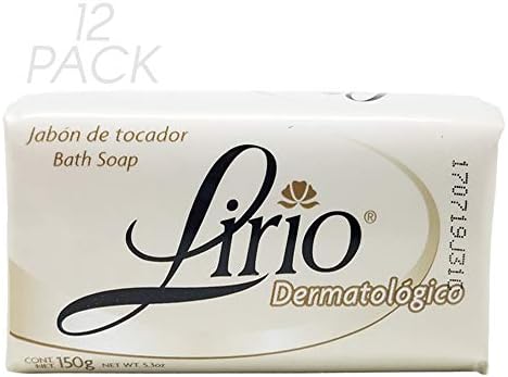 Amazon.com : Lirio Dermatologico Bar Soap. Glycerin Enriched ...