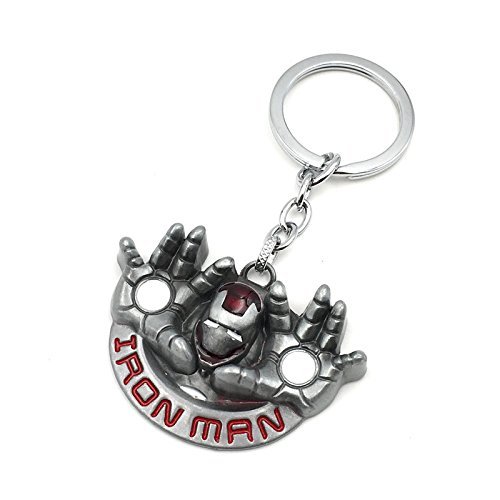 Iron Man Tony Stork Helmet Keychains - Silver : Amazon.in: Fashion