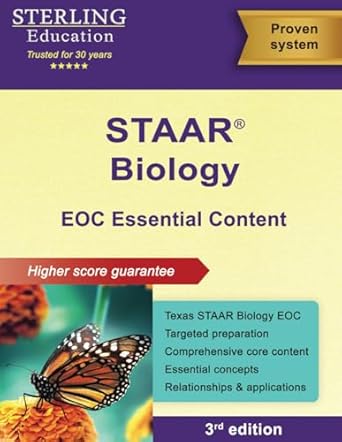 Amazon.com: STAAR Biology EOC Essential Content: Texas STAAR Biology ...