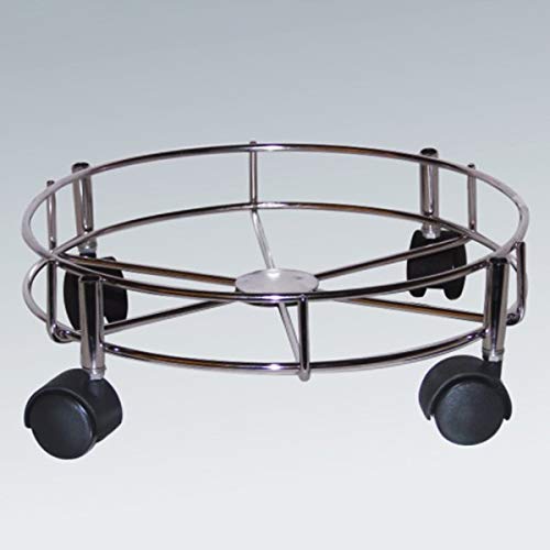 Shiv Home World Stainless Steel Cylinder Trolley Cylinder Trolley ...