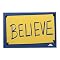Amazon.com: Ted Lasso Believe Metal Sign - Small Ted Lasso Sign for Man ...