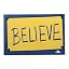 Amazon.com: Ted Lasso Believe Metal Sign - Small Ted Lasso Sign for Man ...