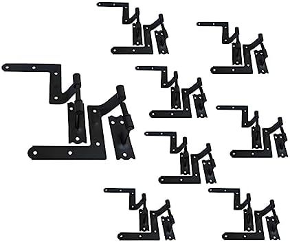 Amazon.com: Delaney Exterior Shutter Hinge Set in Black Finish for ...
