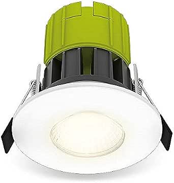 BG Luceco EFT60W40 IP65 6W Fire rated Led Downlight 4000k Cool White ...