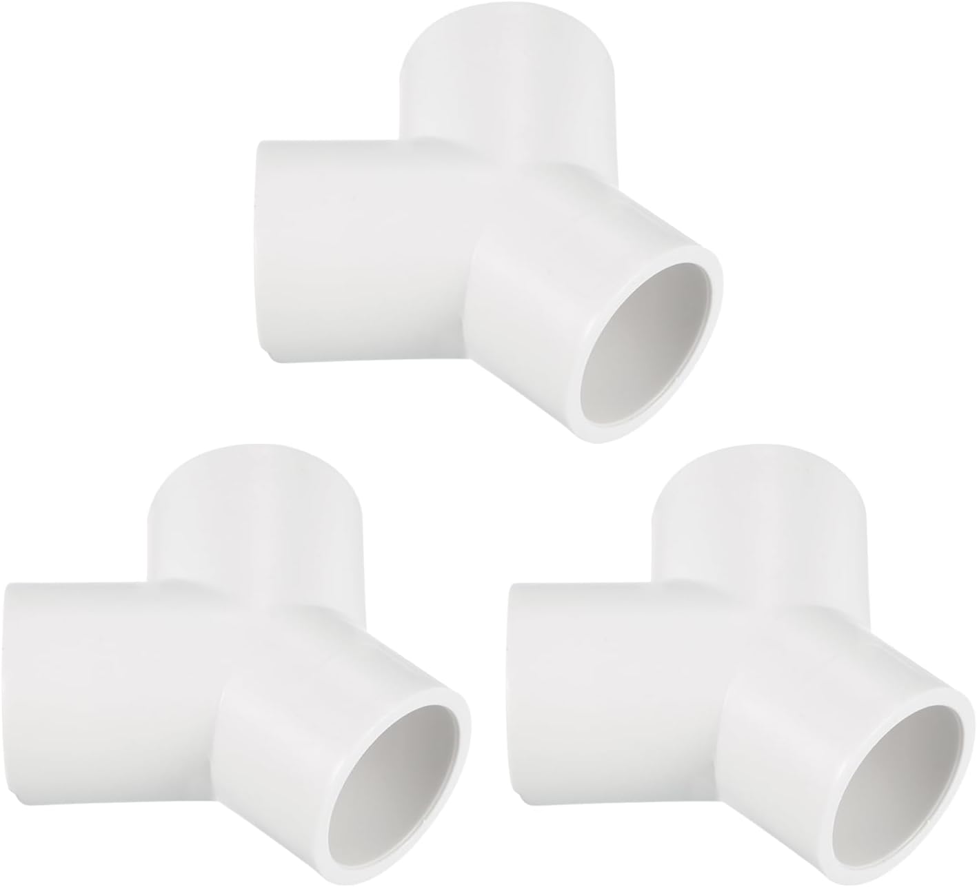 YOKIVE 3 Pcs Pipe Fittings, 3 Way Y Shape Water Tubing Joint Connectors ...
