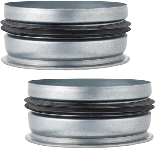 Amazon.com: VIHOSE 2 Pcs 4 Inch Od Dryer Vent Cover Galvanized Steel ...