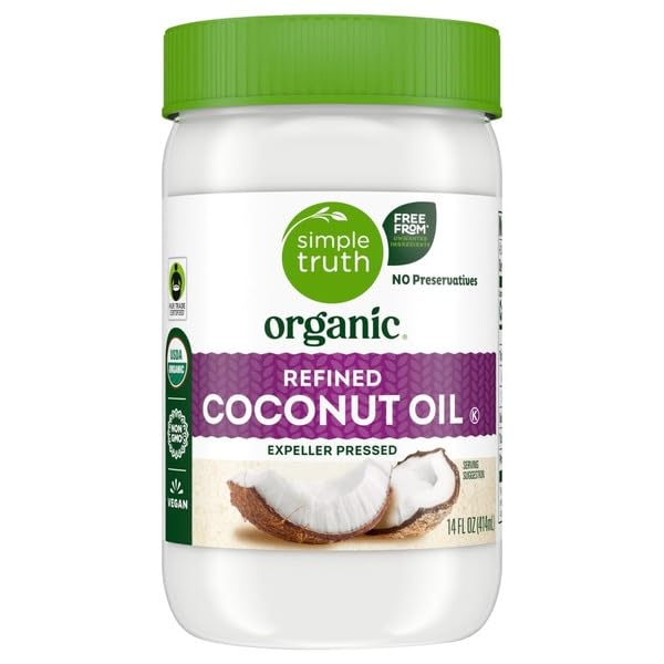 Amazon.com : Organic Refined Coconut Oil, Expeller Pressed, Odorless ...